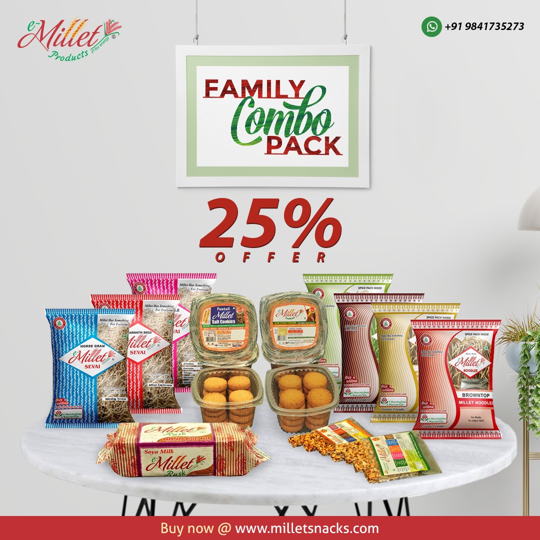 Buy Best Healthy Millet Snacks Online Store in India